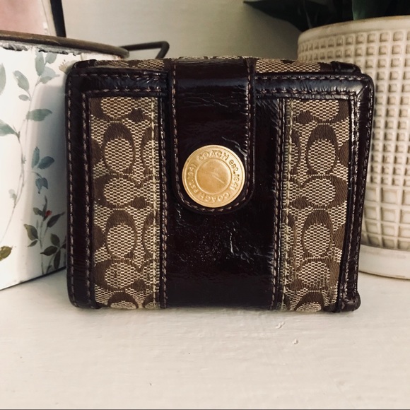 Bags | Coach Mini Wallet | Poshmark